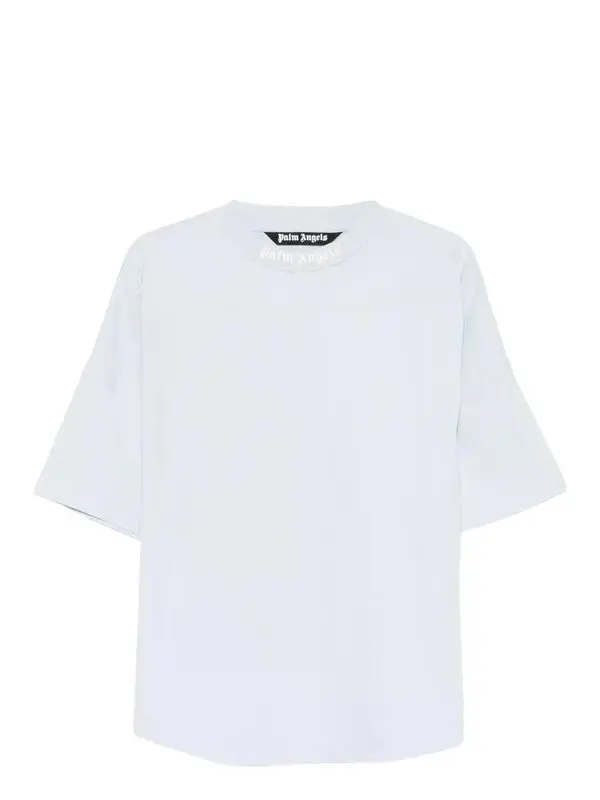 Palm Angels Logo-print T-shirt - Blue