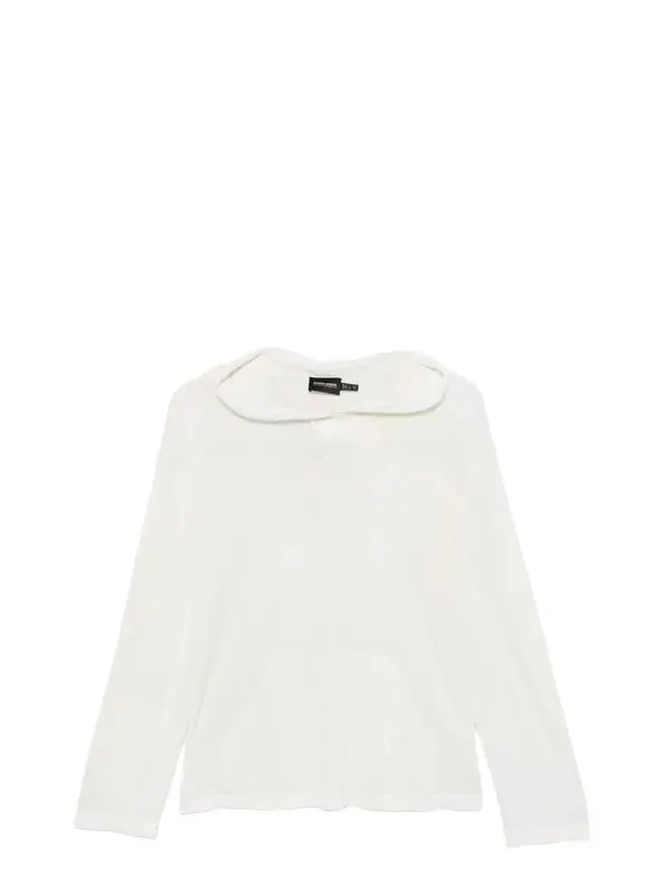 Giorgio Armani 2000s Pouch-pocket Hoodie - Neutrals