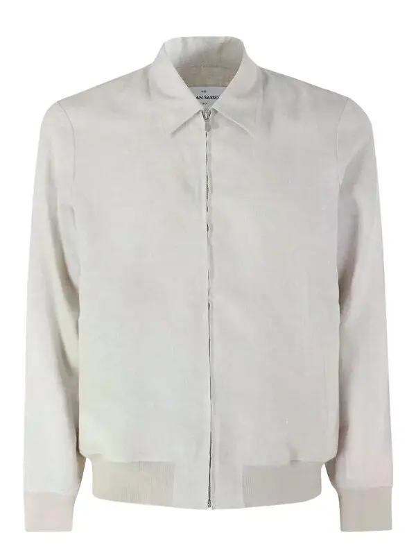 GRAN SASSO Zip-up Jacket - Neutrals