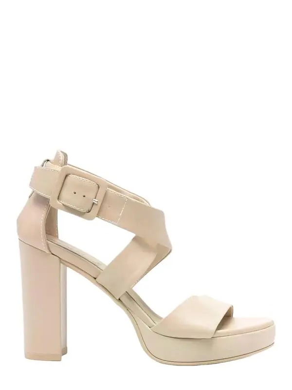 NEROGIARDINI Buckle-fastening Crossover-strap Sandals - Neutrals
