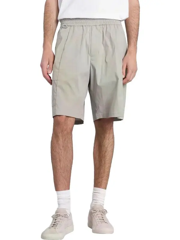 STATE OF ORDER Elastic Waistband Shorts - Grey