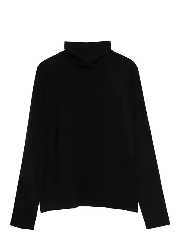 ROBERTO COLLINA Turtleneck T-shirt - Black