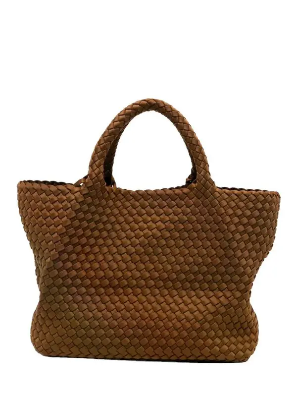 MARREA Medium Tote Bag With Top Handles - Brown