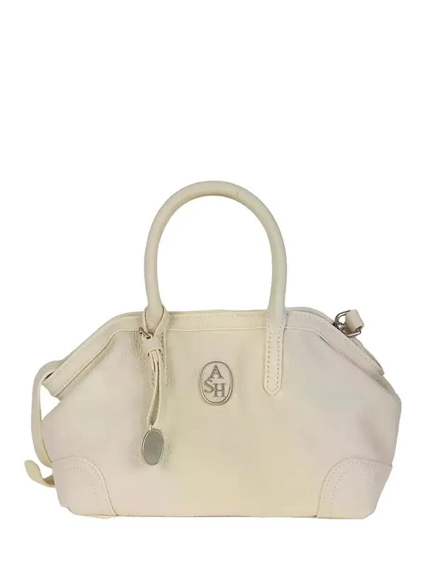Ash Josephine Leather Shoulder Bag - Neutrals