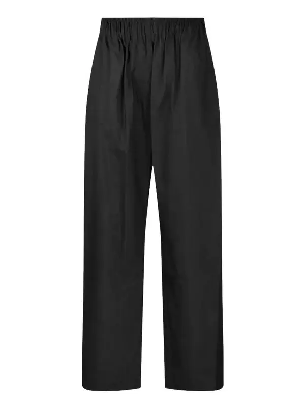 THELATEST Elasticated Pleated Trousers - Black