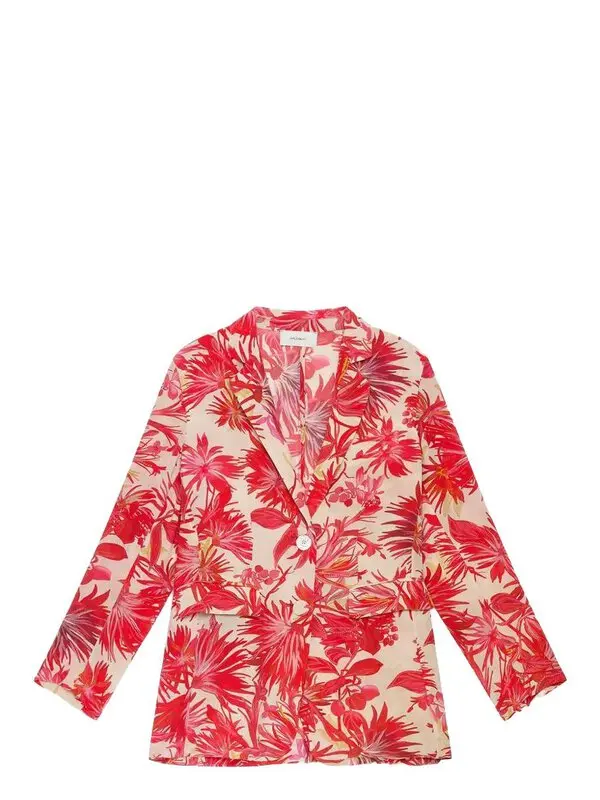 Malìparmi Printed Blazer - Red