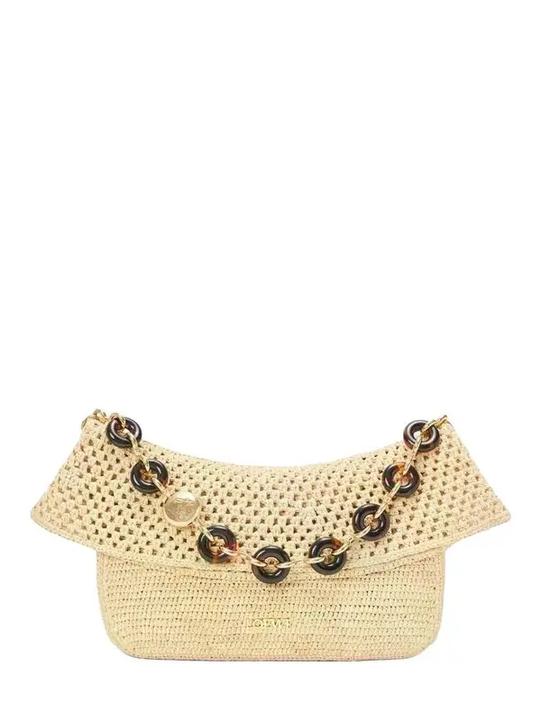 Loewe Ola Woven Tote Bag - Neutrals