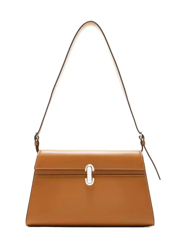 Savette The Symmetry Leather Shoulder Bag - Brown