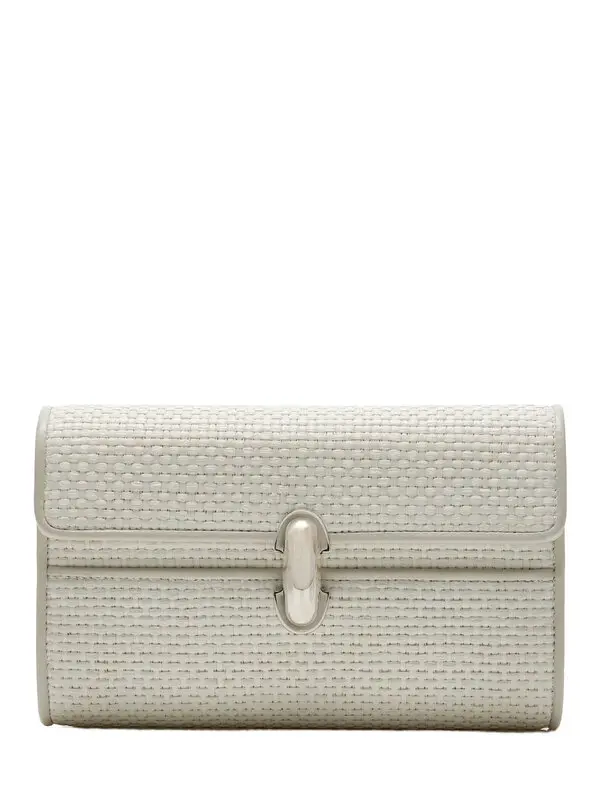 Savette The Symmetry Woven Mini Bag - Ivory