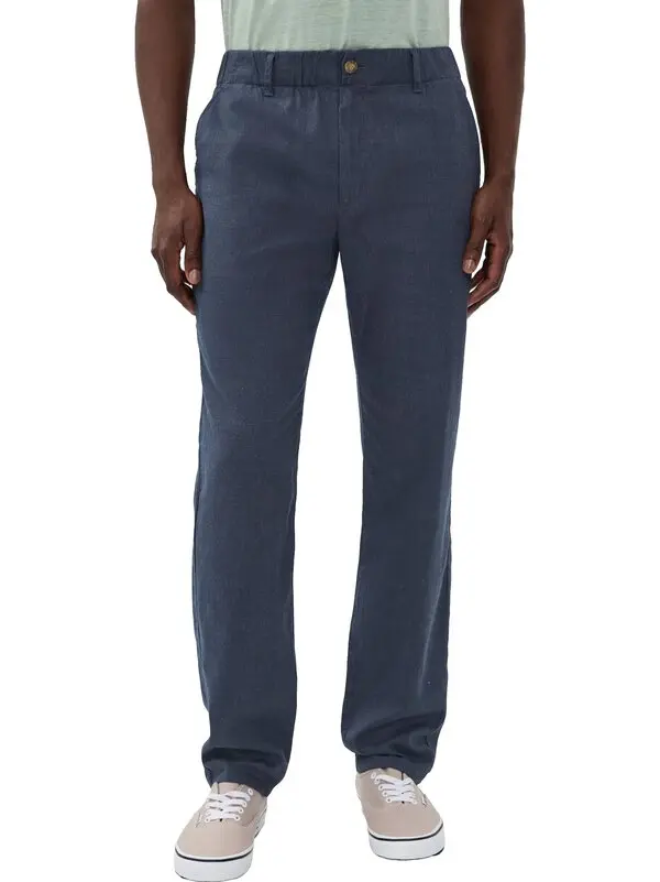 Marine Layer Saturday Hemp Chino Pants - Navy