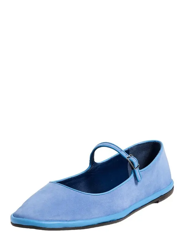 EMME PARSONS Salomé Flats - Cerulean Blue