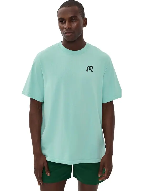 MALBON Bermuda Cigar Tee - Surf Spray