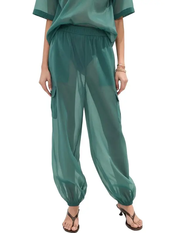 LE BOP Cargo Pocket Pants - Jasper Green