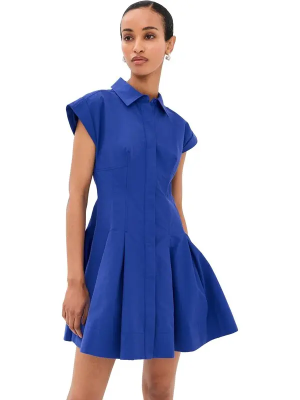 Simkhai Clemmie Mini Dress - Blueberry