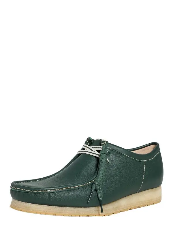 Clarks Wallabee Rb Leather - Dark Green Leather