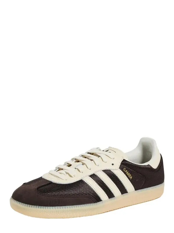 Adidas Samba Og Lace-up Sneakers - Aurora Coffee/wh/sand Strata