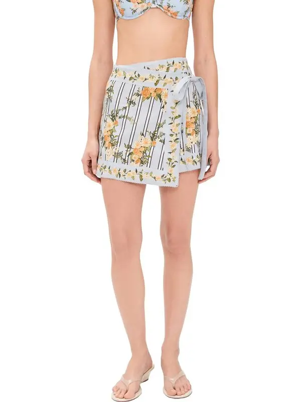 Agua Bendita Luna Valle Wrap Skirt - Multicolor