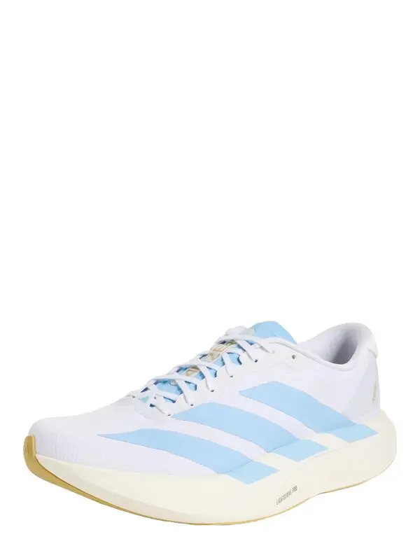 Adidas Adizero Evo Sl Sneakers - White/clear Blue/matte Gold