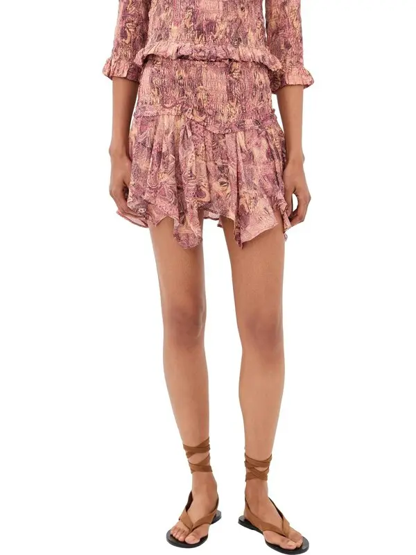 Isabel Marant Ceiva Mini Skirt - Pink