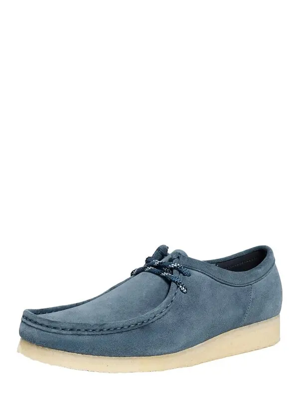 Clarks Suede Wallabee - Denim Blue Suede