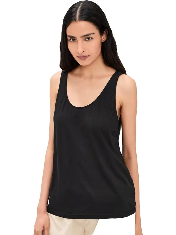 Cotton Citizen Mykonos Tank Top - Jet Black