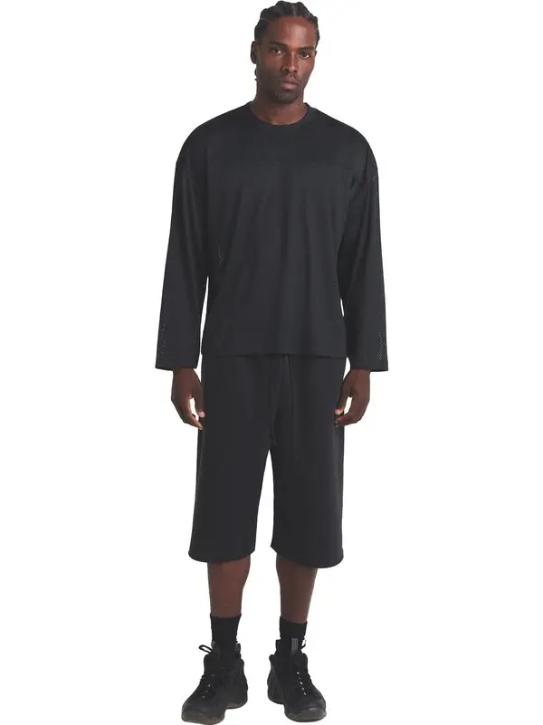 SKIMS Long Sleeve Jersey Top - Onyx