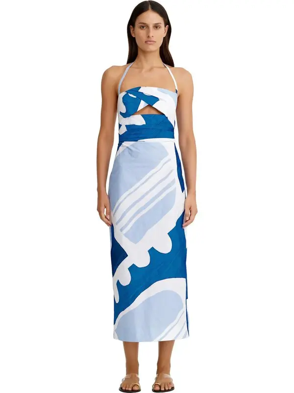 Significant Other Claire Printed Midi Dress - Shapes