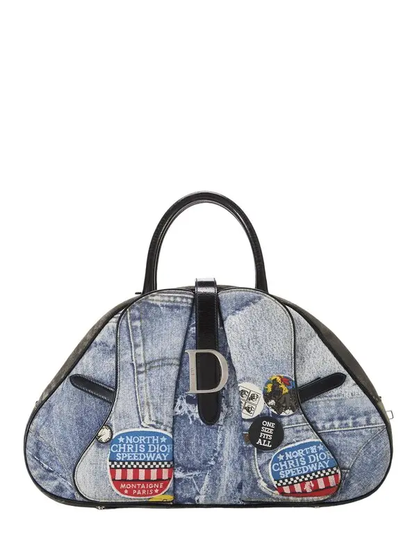 Dior Miss Diorella Speedway Saddle Bowler - Blue