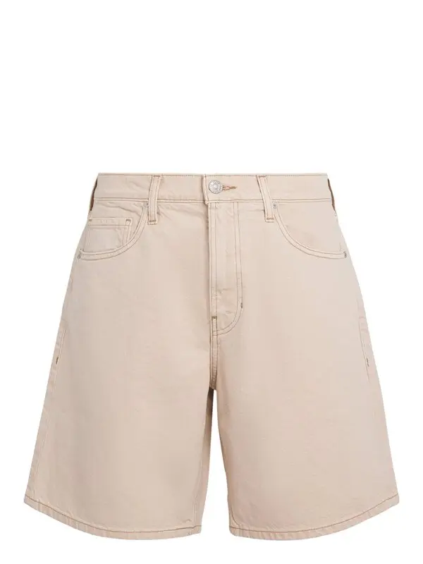 Paige Denim Bermuda Shorts - Beige