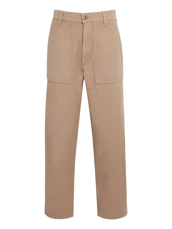Polo Ralph Lauren Cotton Cropped Trousers - Beige