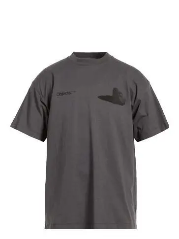 OBJECTS IV LIFE T-shirt Size Cotton, Recycled Cotton - Grey