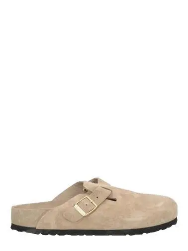 BIRKENSTOCK Leather Mules & Clogs - Beige