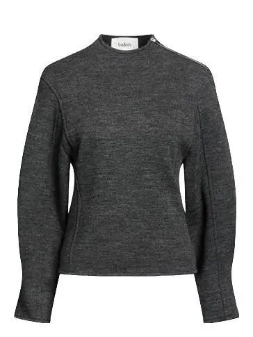 Ba&sh Knitted Virgin Wool Sweater - Grey