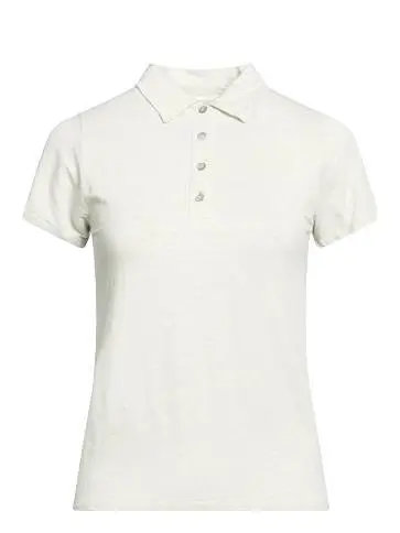 Crossley Polo Shirt In Linen And Elastane - Grey