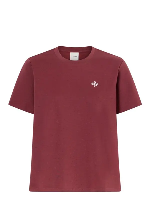 Varley Stevie Jersey T-shirt - Burgundy