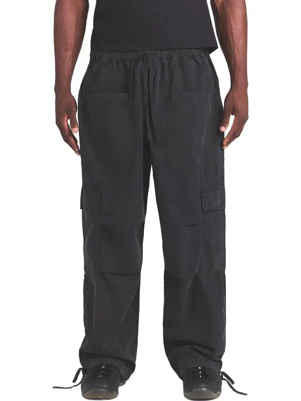SKIMS Woven Cargo Pants - Onyx
