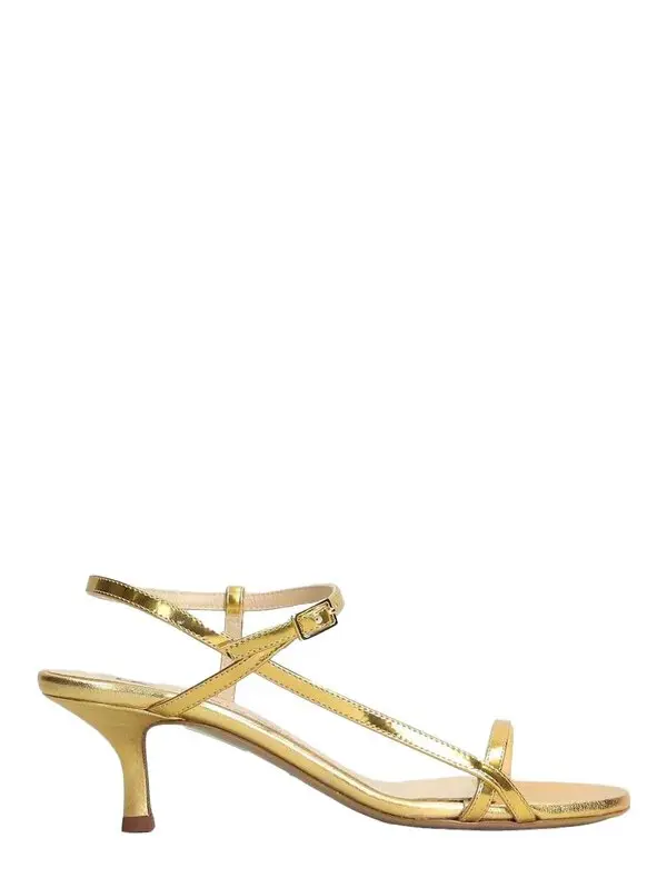 FABIO RUSCONI Metallic Strappy Sandals - Gold