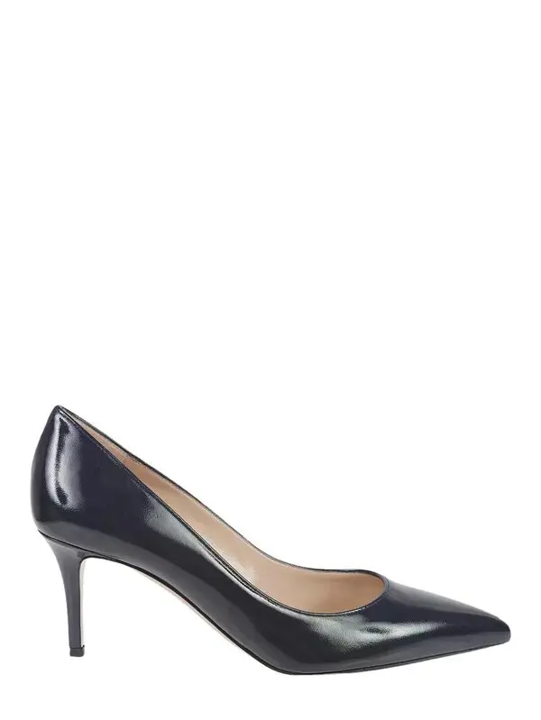 GIANVITO ROSSI 70mm Patent Leather Pumps - Blue