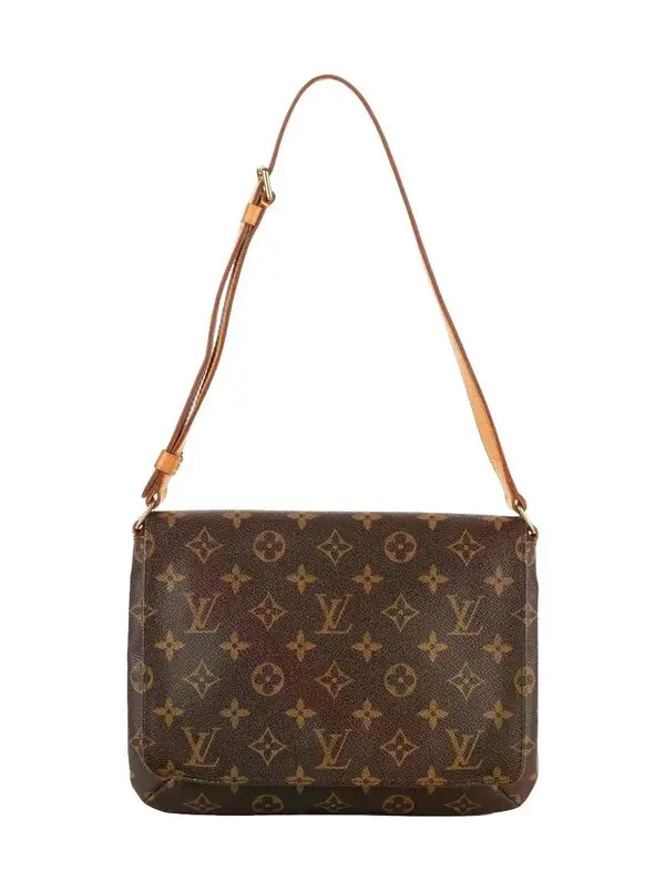 LOUIS VUITTON Musette Tango Monogram Shoulder Bag - Brown