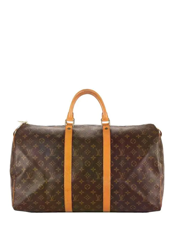 LOUIS VUITTON Keepall Monogram Holdall - Brown
