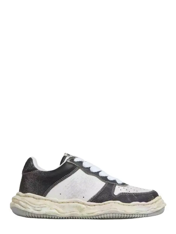 Mihara Yasuhiro Wayne Og Irregular-sole Sneakers - Black