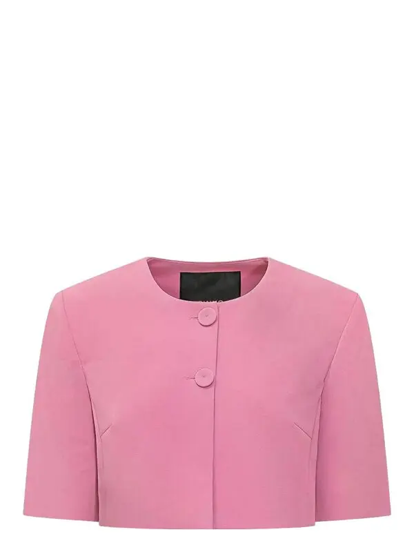 Pinko Spencer Cropped Jacket - Pink