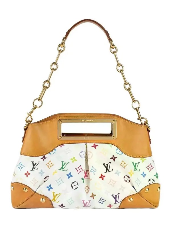 LOUIS VUITTON Judy Monogram Shoulder Bag - White