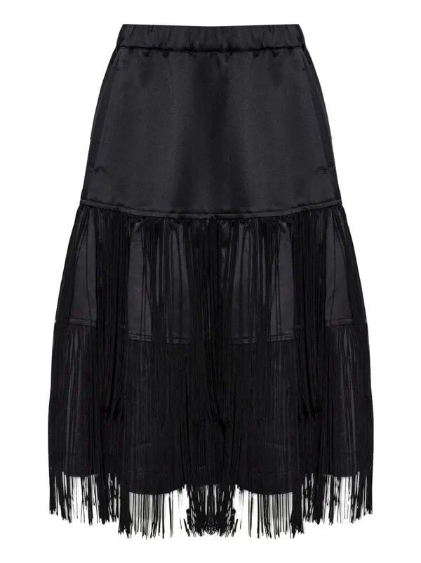 Comme Des Garçons Flared Skirt - Black