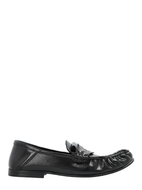 Marni Leather Loafers - Black