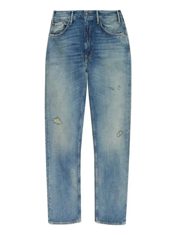 Acne Studios Vintage-effect Regular Fit Jeans - Blue