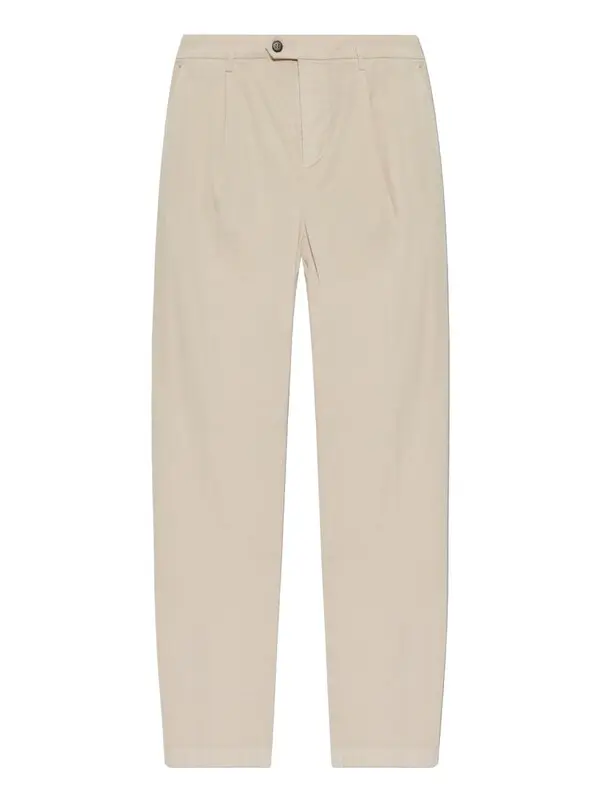 Eleventy Tapered Leg Trousers - Beige