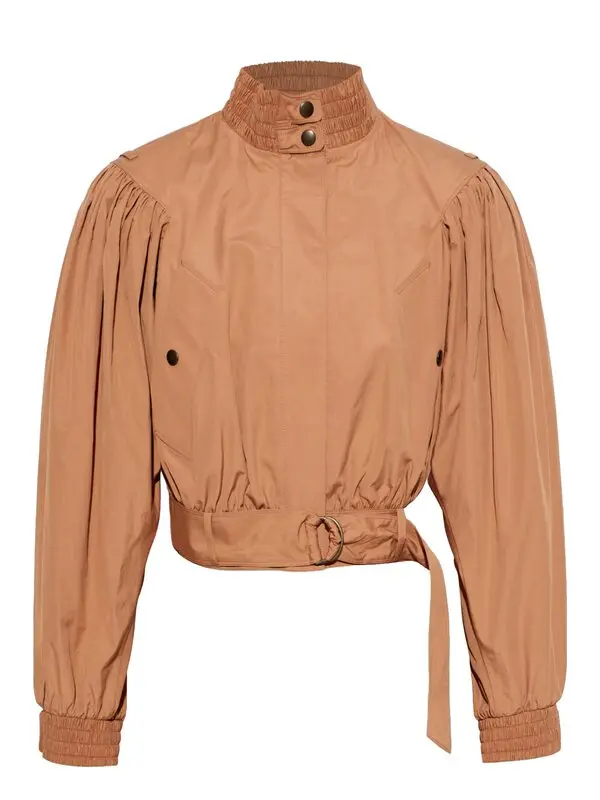 Chloé Belted Jacket - Brown