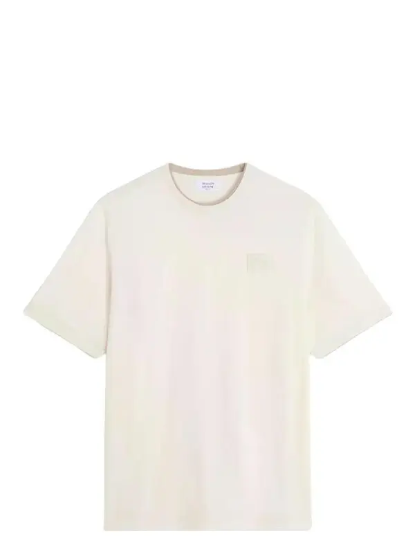 Maison Kitsuné Logo-patch T-shirt - Neutrals