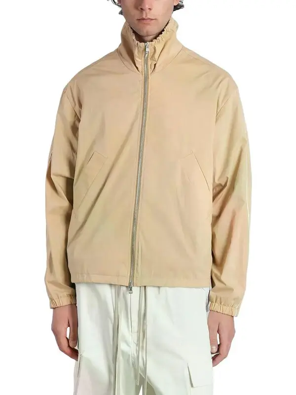 STATE OF ORDER Piped-trim High-neck Jacket - Neutrals